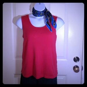 Lands' End | Tops | Cherry Red Tank Top | Poshmark